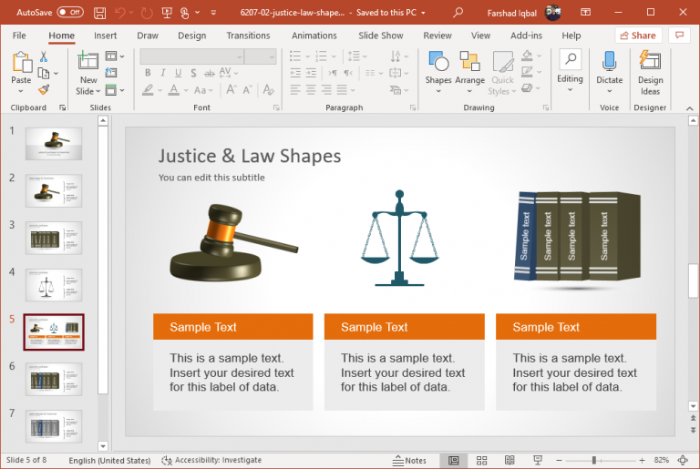 Scales of Justice: Concept & Best PowerPoint Templates