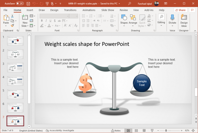 Scales of Justice: Concept & Best PowerPoint Templates