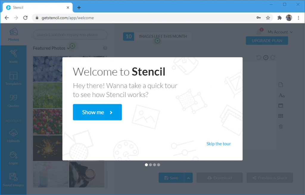 Stencil: Quickly Create Images for PowerPoint Slides & Social Media