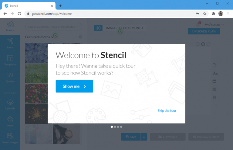 Stencil: Quickly Create Images for PowerPoint Slides & Social Media