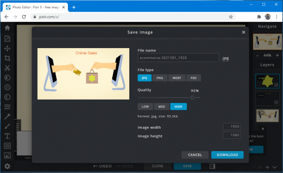 Pixlr X: Free Online Photo Editor for Quickly Retouching Images