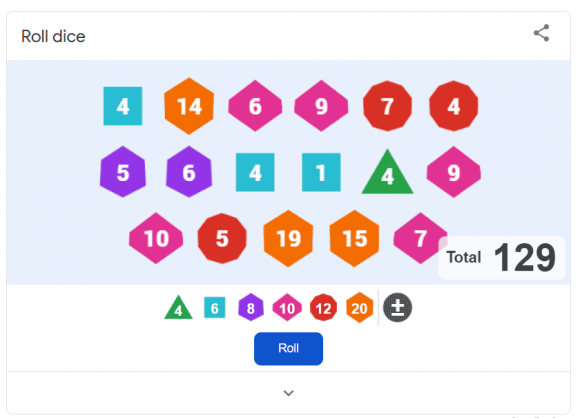 Google Dice: A Creative Way to Roll the Dice
