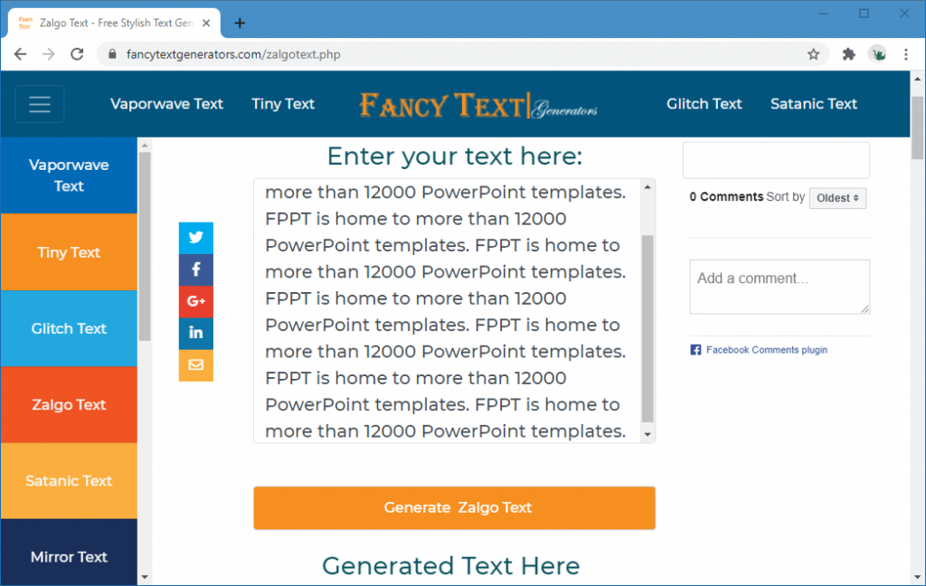 How To Make Your Presentations Interesting Using Zalgo Text