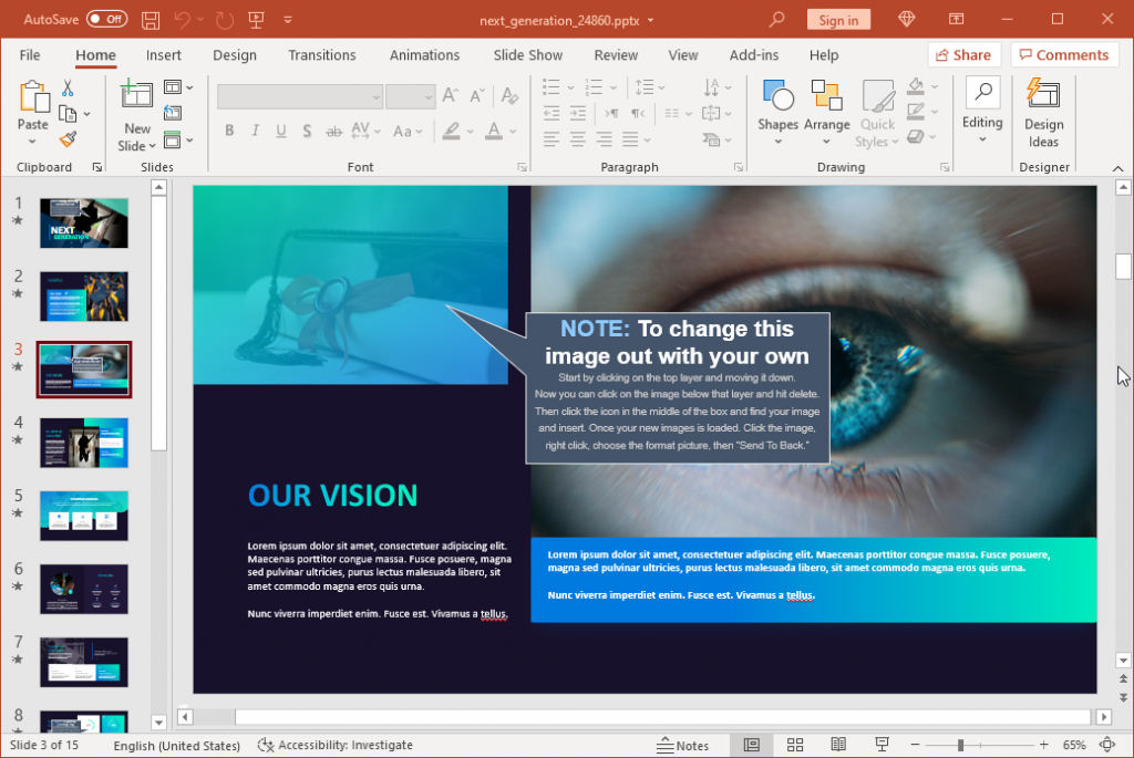 Animated Next Generation PowerPoint Template