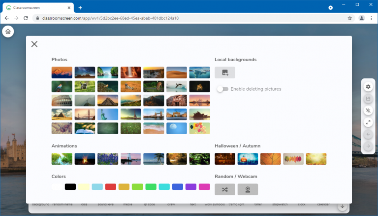 Classroomscreen Provides Onscreen Widgets for Interactive Learning