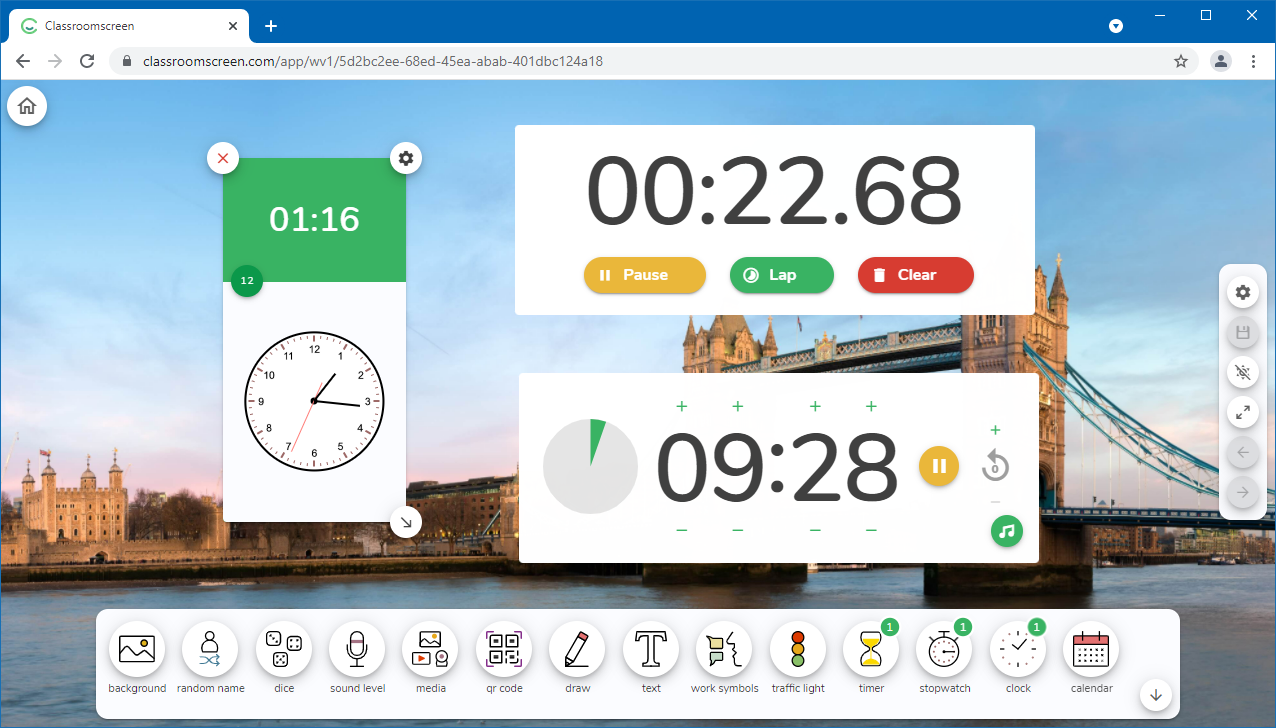 Classroomscreen Provides Onscreen Widgets for Interactive Learning
