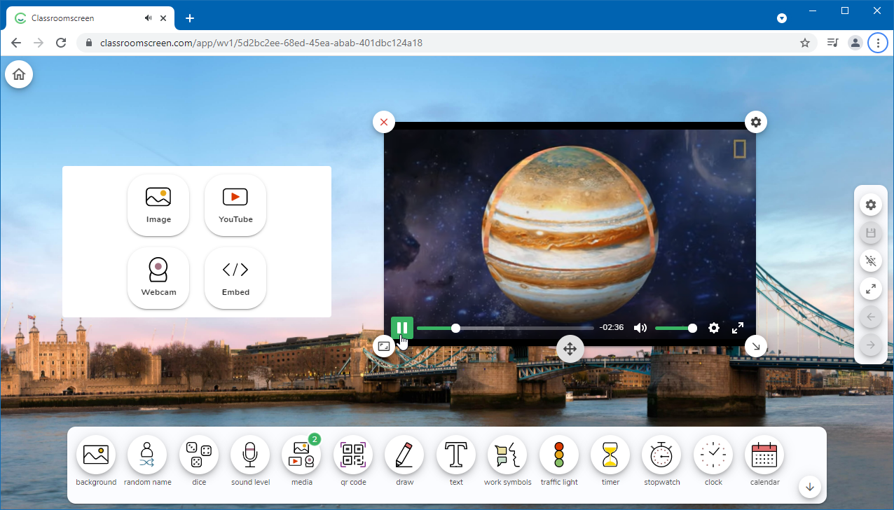 Classroomscreen Provides Onscreen Widgets for Interactive Learning