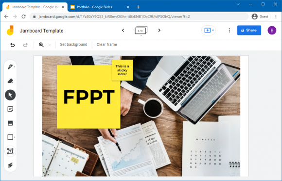 Creating Presentations with Jamboard