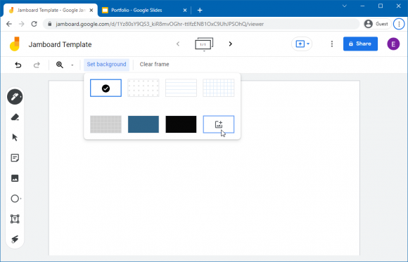 Creating Presentations with Jamboard