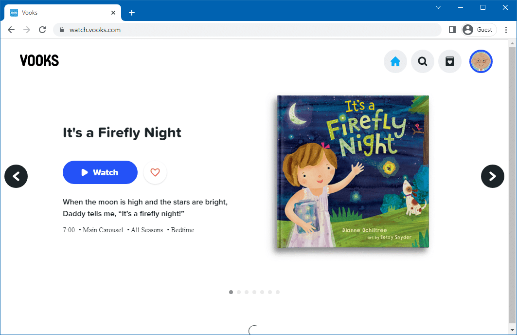 Vooks: Stream Animated Storybooks with Narrations