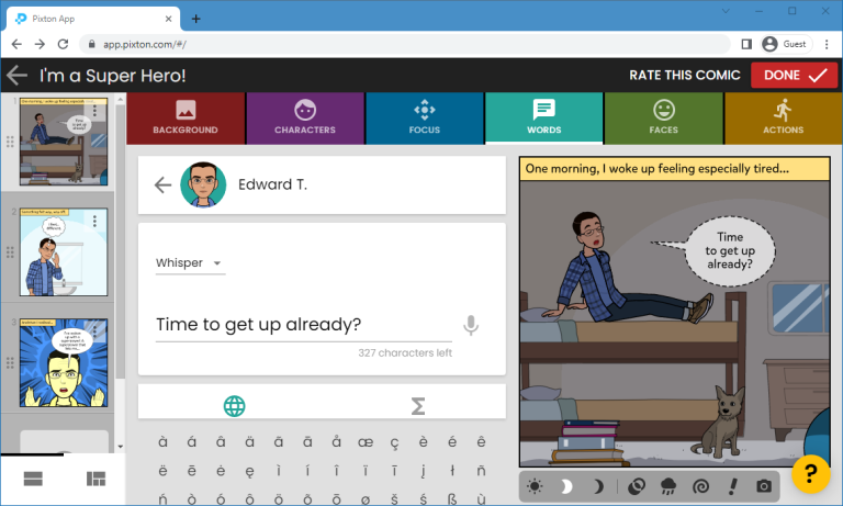 Create Comic Strips for PowerPoint Presentations with Pixton