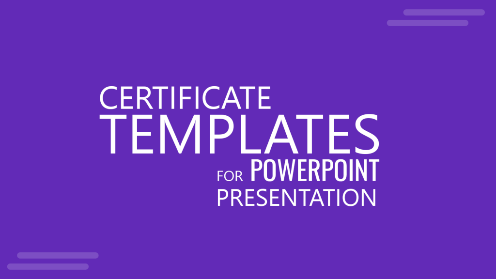 Best Certificate Templates for Making Certificates in PowerPoint