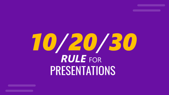 What is the 10-20-30 Rule for Presentations?