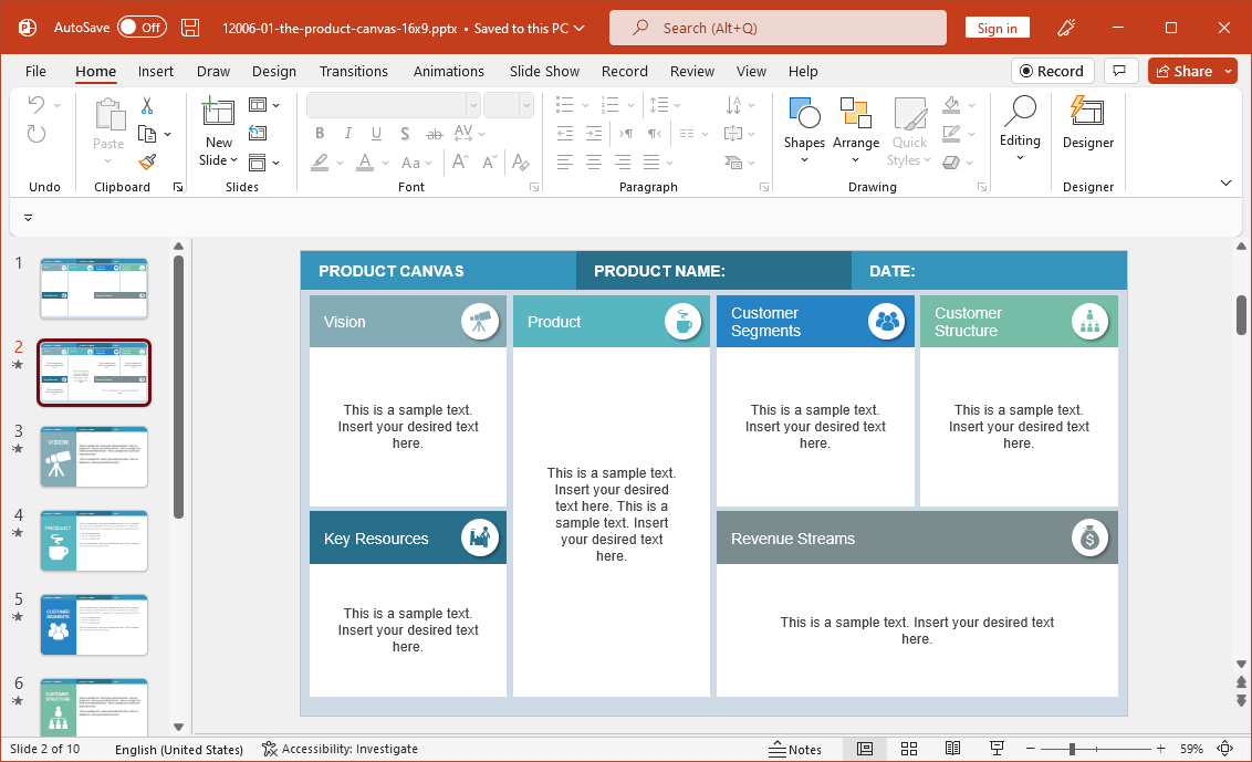 What is a Product Canvas and How to Present it?