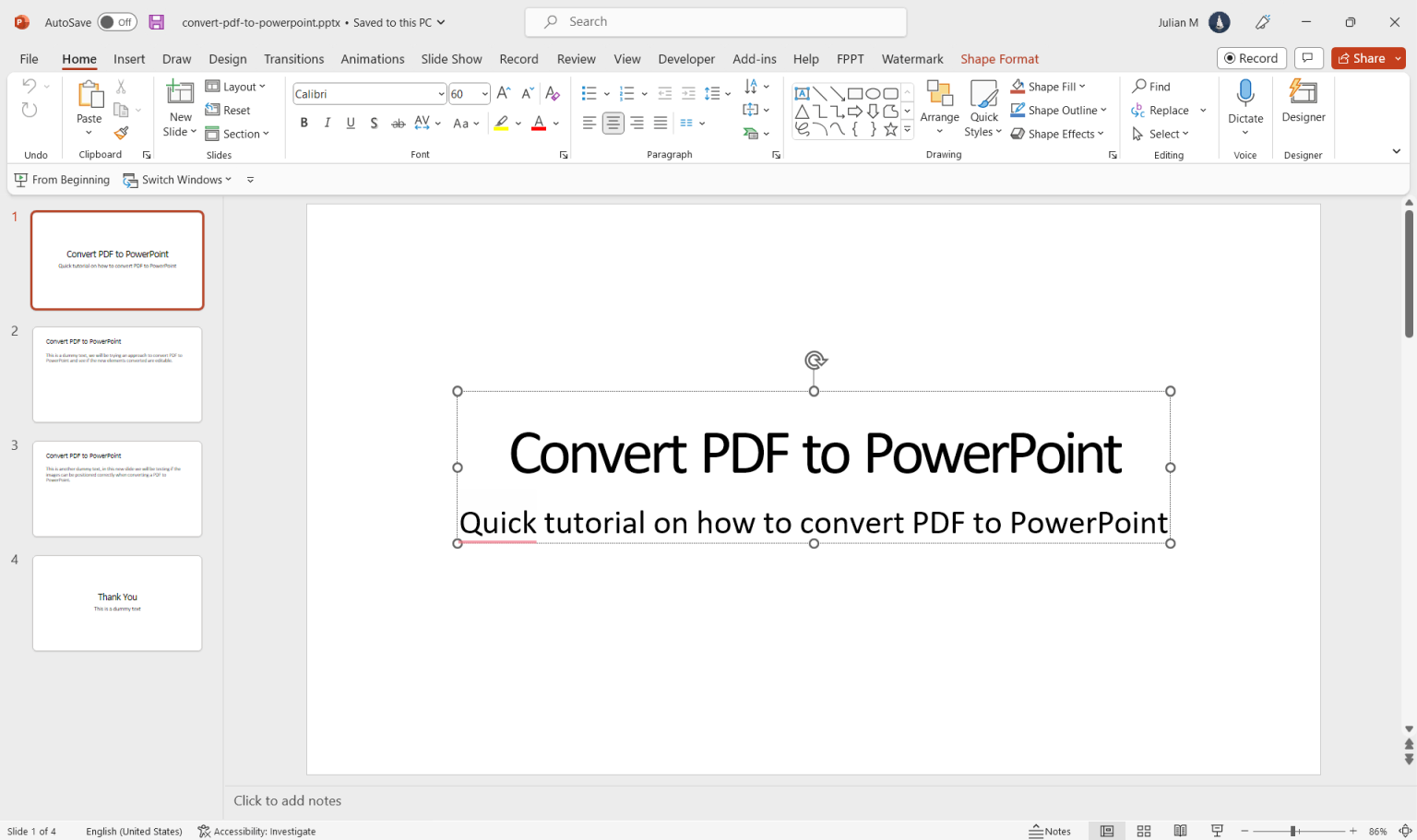 How to Convert PDF to PPT PowerPoint (8+ Easy Ways)