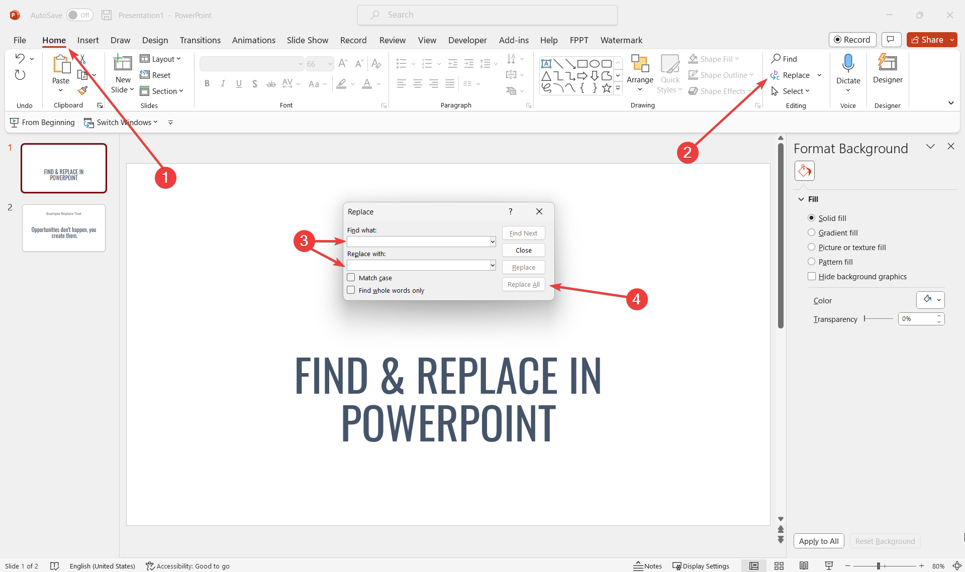 How to Find & Replace Text in PowerPoint How to Find & Replace Text in PowerPoint