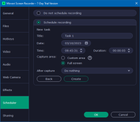 Advanced Screen Recorder with Video Scheduling Feature