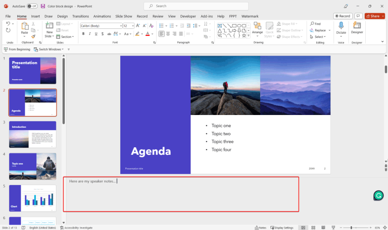 Speaker Notes in PowerPoint and How to Use Them