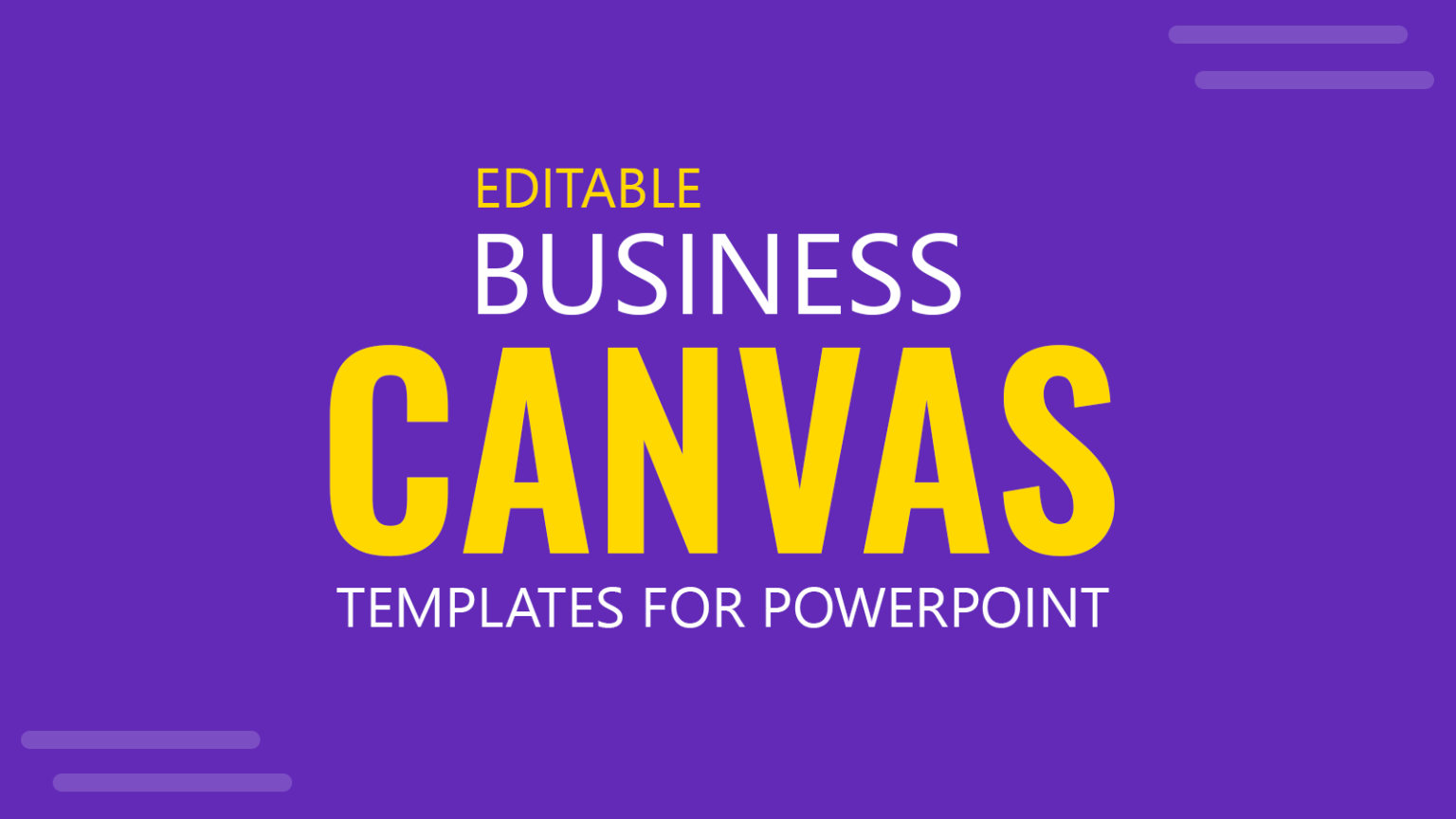 8+ Best Editable Business Canvas Templates for PowerPoint (2025)