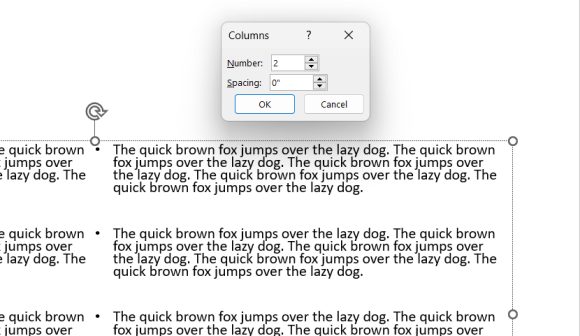 How to Create Text Columns in a PowerPoint Slide
