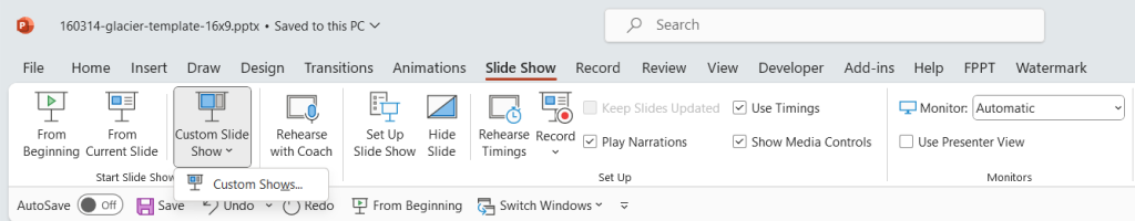 How to Create a Custom Slide Show in PowerPoint