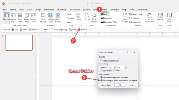 How to Use Smart Guides in PowerPoint