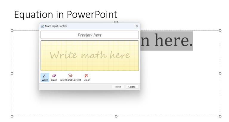 How to Insert Equations in PowerPoint (Easy Way)