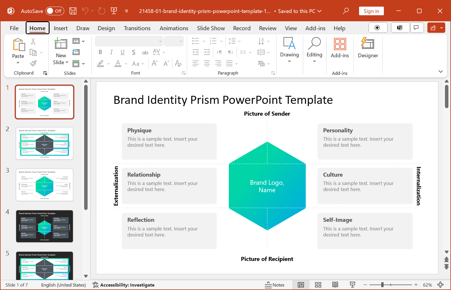 Crafting Identity using the Brand Identity Prism