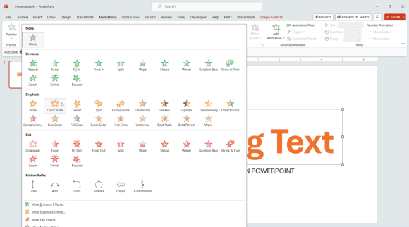 How To Blink Text in PowerPoint (Easy Way)