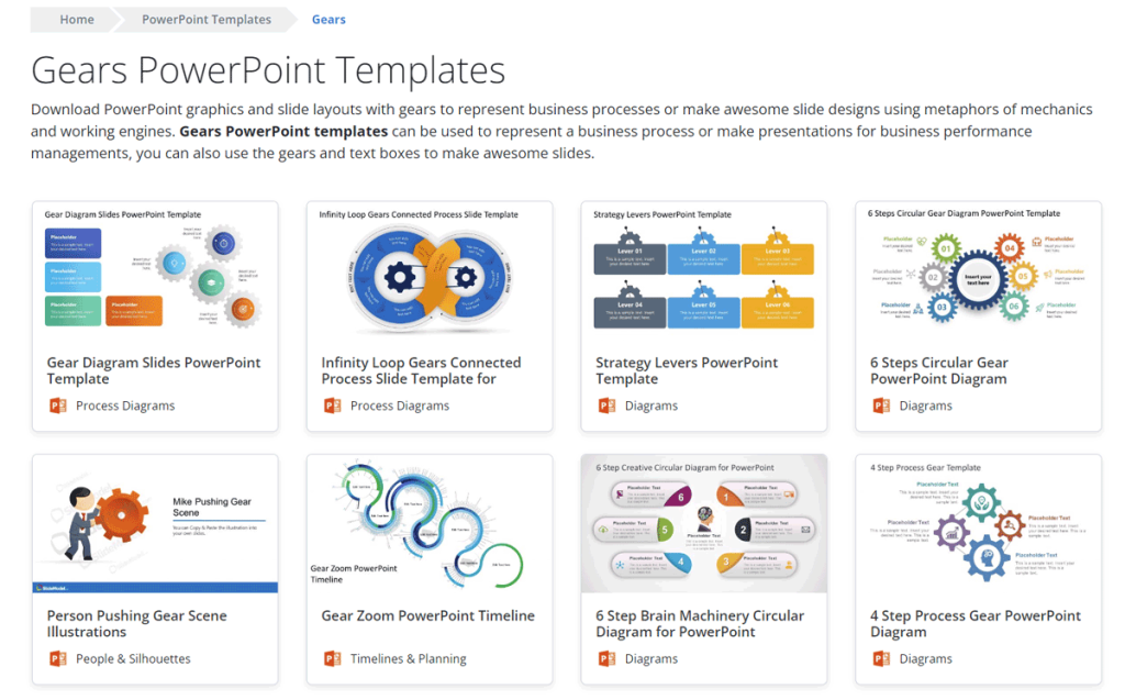 How to Make a Gear Diagram in PowerPoint