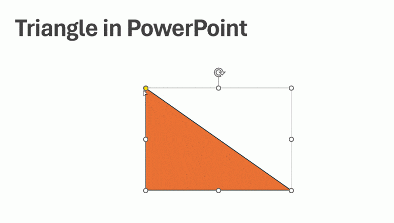 Classifying Triangles in PowerPoint and Create Triangles Using Shapes