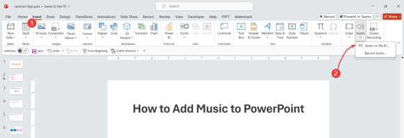 How to Insert Audio in PowerPoint (3 Easy Ways to Do It)