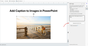 How to Add Captions to Images in PowerPoint