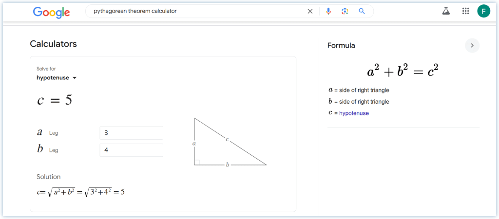 Pythagorean Theorem Calculator, Formula, and Applications