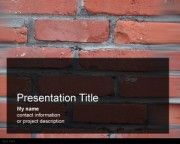 Bricks PowerPoint Template - Free PowerPoint Templates