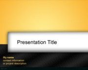 Orange Black PowerPoin Template - Free PowerPoint Templates