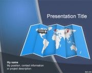 Worldmap PowerPoint Template - Free PowerPoint Templates