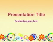 Spring Flower PowerPoint Template - Free PowerPoint Templates