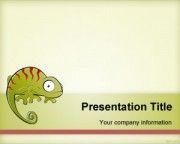 Chameleon PowerPoint Template - Free PowerPoint Templates