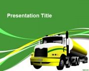 Gas Truck PowerPoint Template - Free PowerPoint Templates
