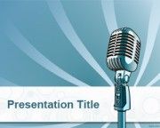 Online Radio PowerPoint Template - Free PowerPoint Templates