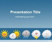 Weather Forecast PowerPoint Template - Free PowerPoint Templates