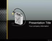 Gas Can PowerPoint Template - Free PowerPoint Templates