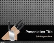 Kitchen Tools PowerPoint Template - Free PowerPoint Templates