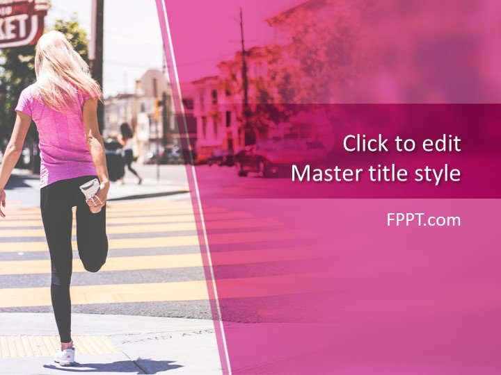 Free Jogging PowerPoint Template - Free PowerPoint Templates