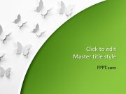 Free Butterflies PowerPoint Template - Free PowerPoint Templates