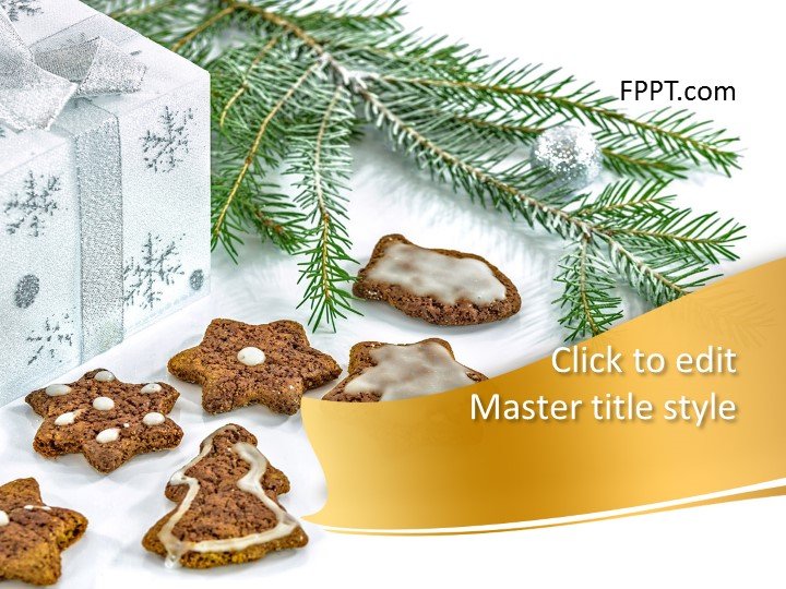 Free Christmas Cookies PowerPoint Template - Free PowerPoint Templates Free Christmas Cookies PowerPoint Template - Free PowerPoint Templates