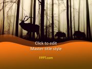 Free Deer PowerPoint Template - Free PowerPoint Templates