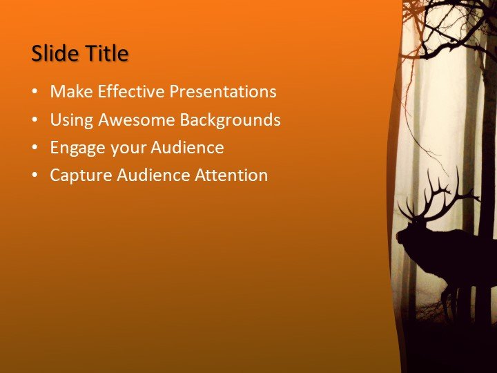 160092-deer-template-4x3-3 - Free PowerPoint Templates