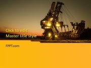 Free Heavy Equipment PowerPoint Template - Free PowerPoint Templates